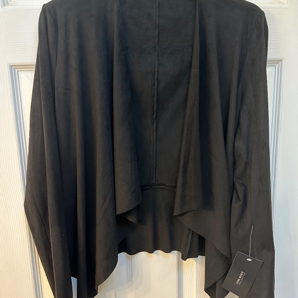 Zara | Jackets & Coats | Zara Suede Basic Collection Waterfall Jacket ...